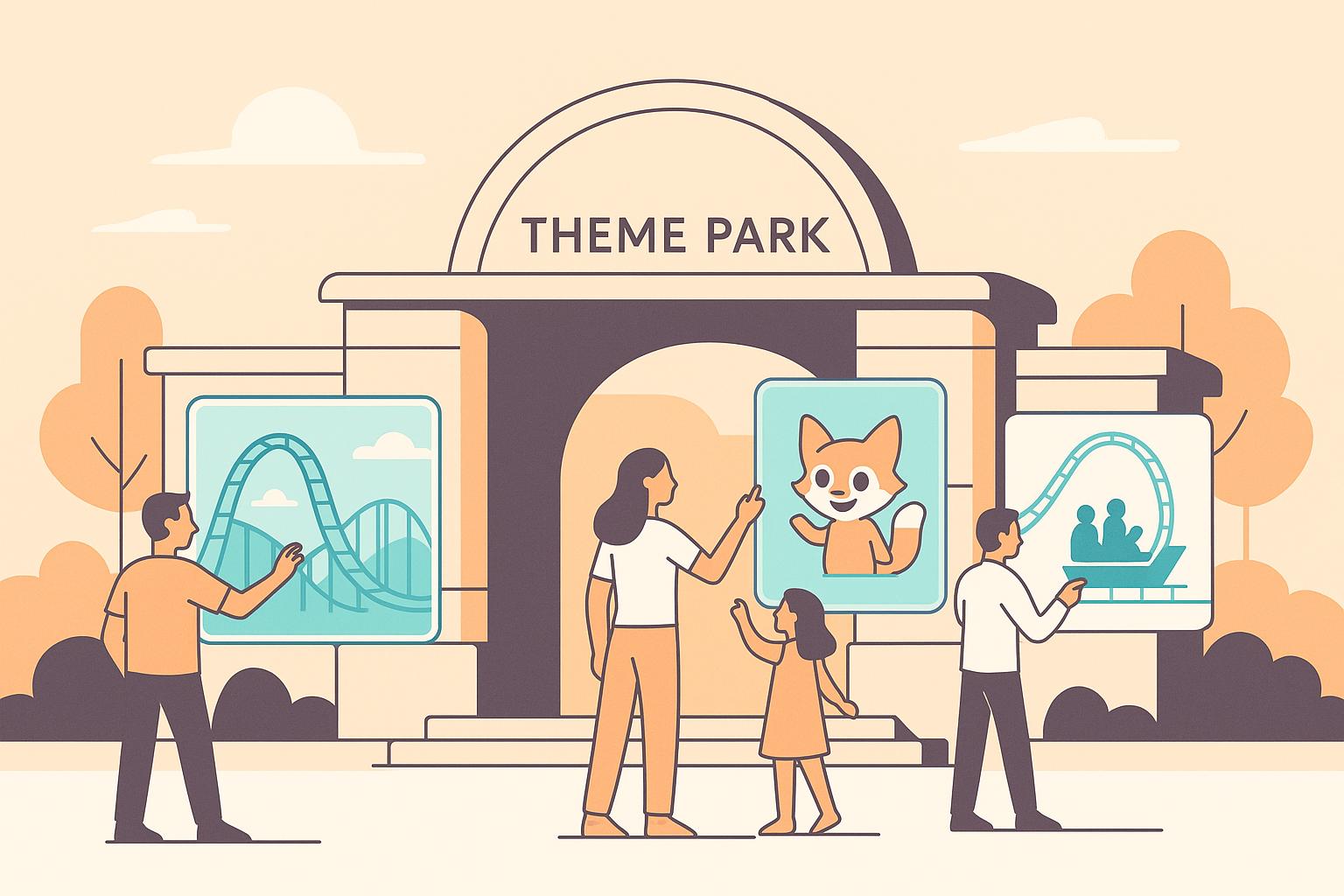 Creating AR Campaigns for Theme Parks | Augmia - Application